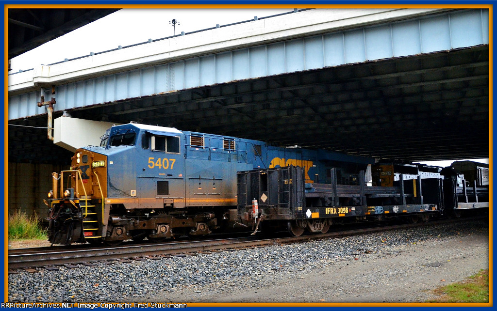 Q276 CSX 5407 is next.